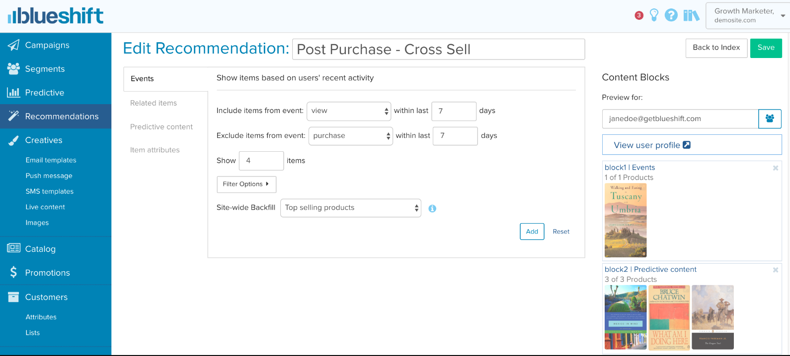 Blueshift: precios, funciones y opiniones