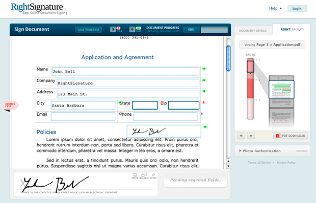 RightSignature: precios, funciones y opiniones